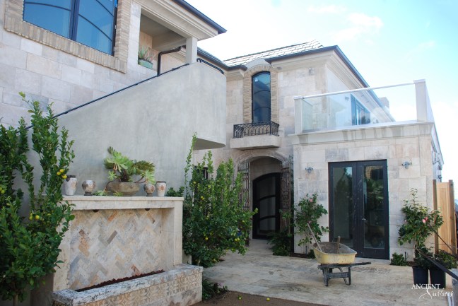 Revamping Villa Grandeur with Antique Limestone Light Kronos Wall Cladding