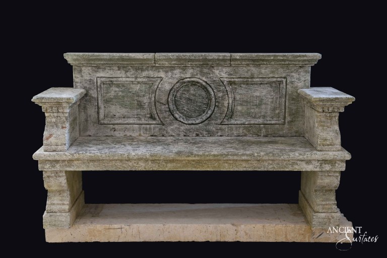 The Enchantment of Antique Limestone Benches: Where Time Rests in Your ...