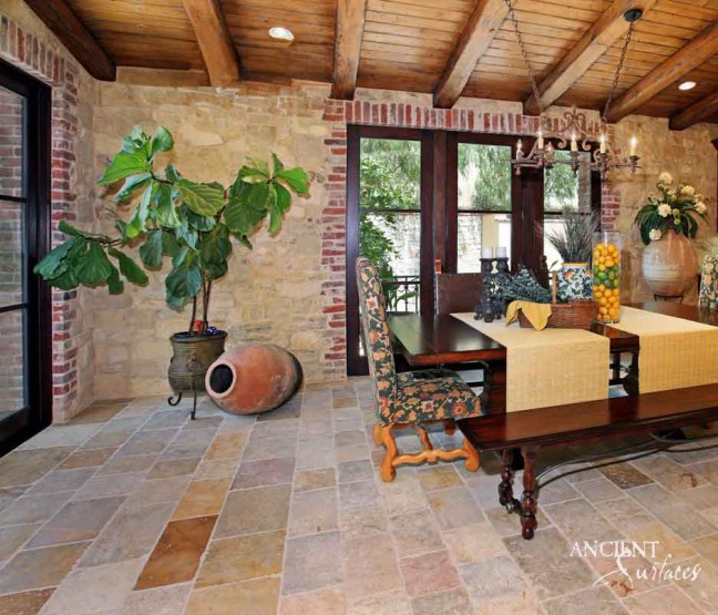 antique stone flooring – Antique Limestone by Ancient Surfaces.