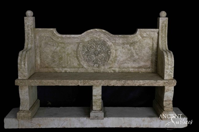 The Timeless Elegance and Utility of Reclaimed Limestone Benches
