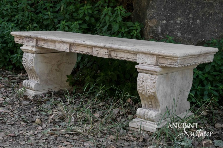 The Timeless Elegance and Utility of Reclaimed Limestone Benches