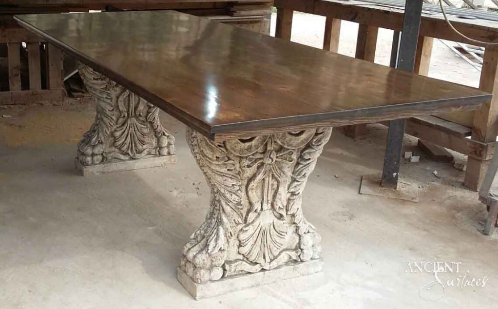 The Unique Allure of Reclaimed Stone Tables Offered by Ancient Surfaces